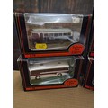 A selection of 4 Exclusive First Edition model buses, 1:76 scale ...