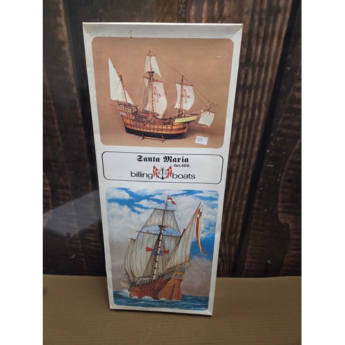 A Billing Boats Santa Maria No488 model kit