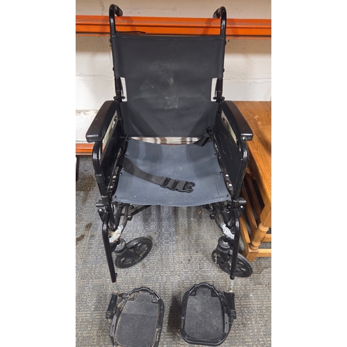 Drive Medical Transport Wheelchair with Detached Footrests