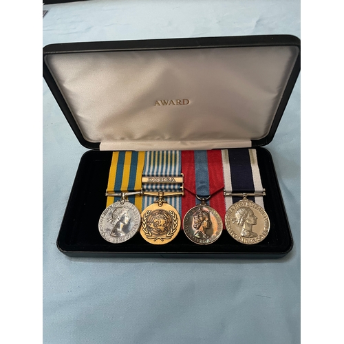 Here we have Korea Medal group with Imperial Service and RN long ...