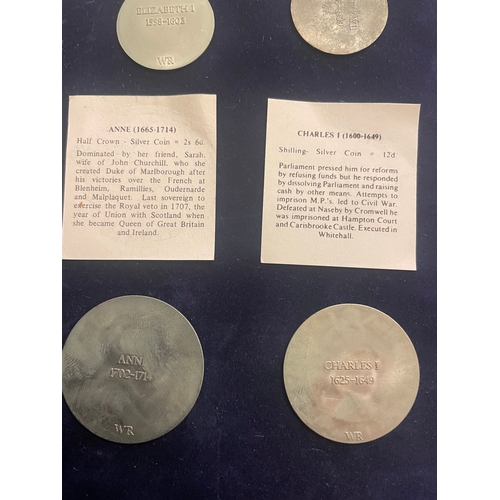 Reproduction coins of early Monarchs of England ( coins in plastic ...