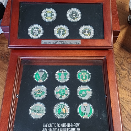 Two Sets of Fine Silver Bullion Collection of 1oz coins, both for ...