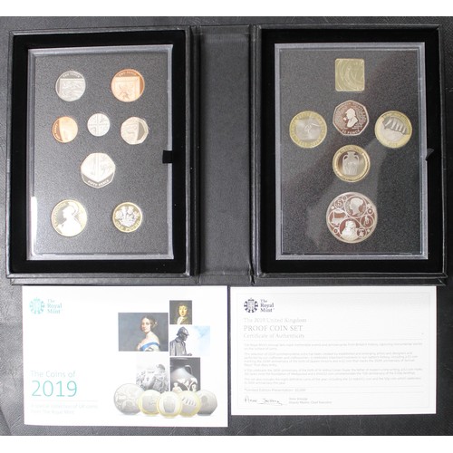 2019 Royal Mint 13-coin proof set, Collectors Edition, featuring the ...
