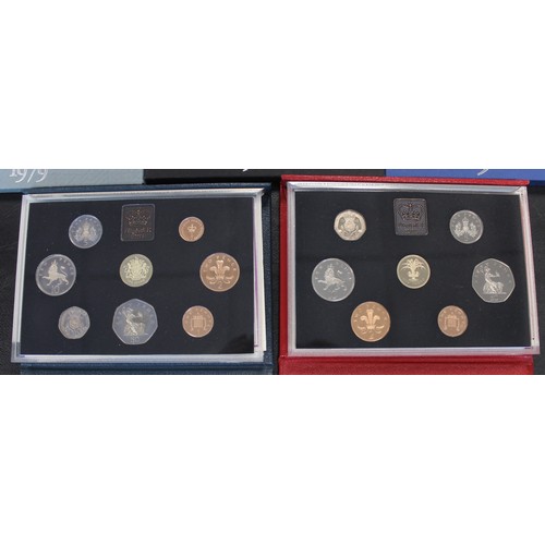 Royal Mint proof sets (11) to include 1971, 1975, 1976, 1978 (2), 1979 (2), 1981, 1982, 1983 & 1