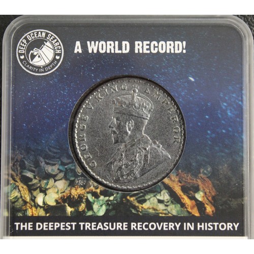 S.S. City of Cairo shipwreck 3-coin Indian rupee set featuring issues ...