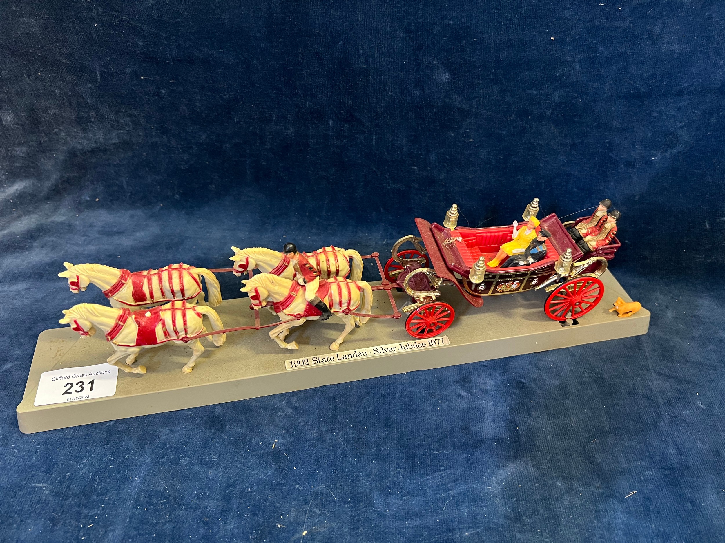 A Corgi model of The 1902 State Landau celebrating The Silver Jubilee ...