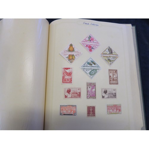 A vintage stamp album containing 19th and 20th Century European and ...