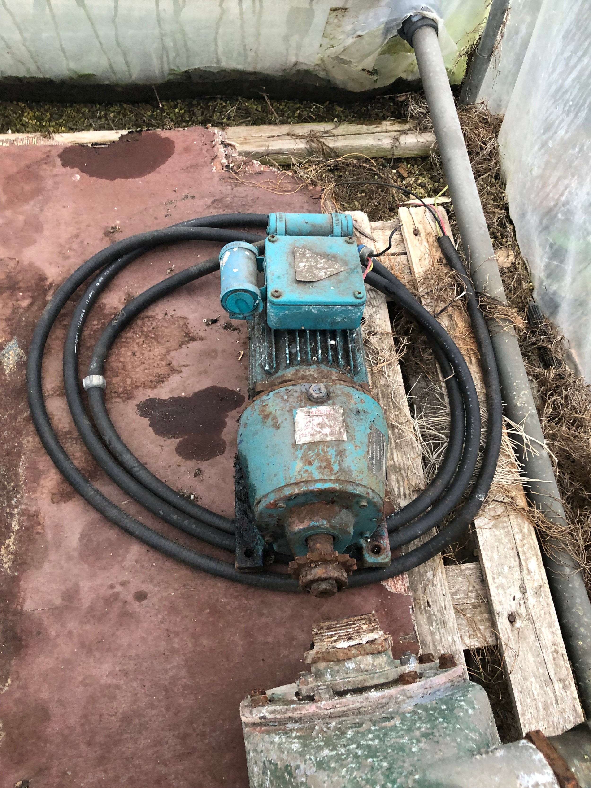 An "Alco" pump and a motor