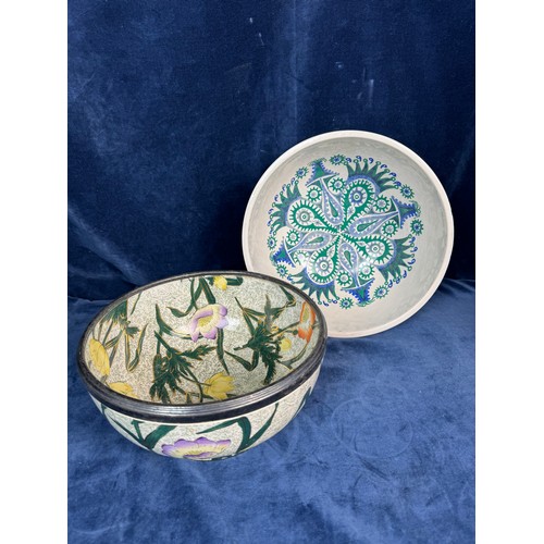 A Portmeirion pottery open bowl 'Monte Sol' designed by Susan Williams ...
