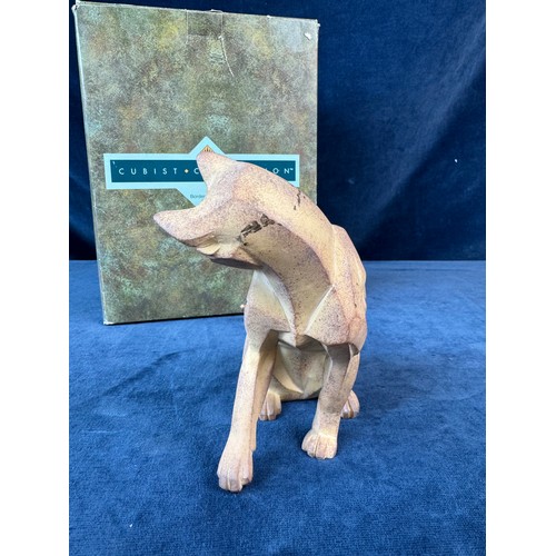 A border fine arts figure from the 'Cubist Collection - Cats' being cat ...