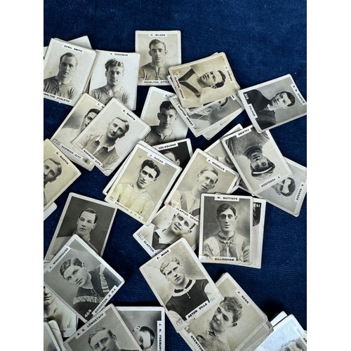 A quantity of footballers real photographs cards from various English ...