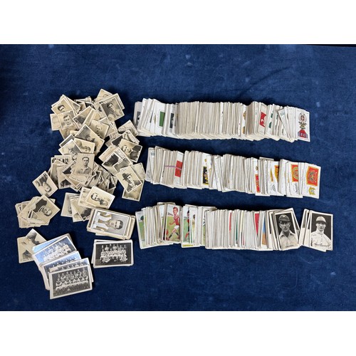 A quantity of footballers real photographs cards from various English ...