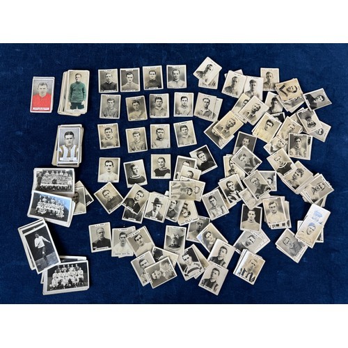 A quantity of footballers real photographs cards from various English ...