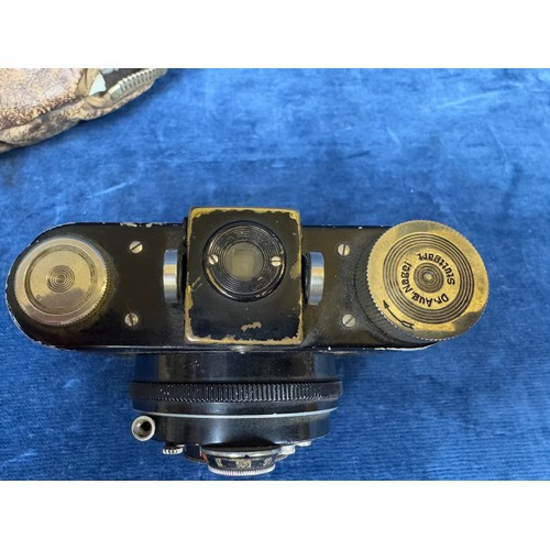 A vintage Ranca spy camera issued by the SOE, marked Dr. Aug, Nagel ...