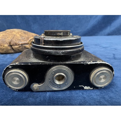 A vintage Ranca spy camera issued by the SOE, marked Dr. Aug, Nagel ...