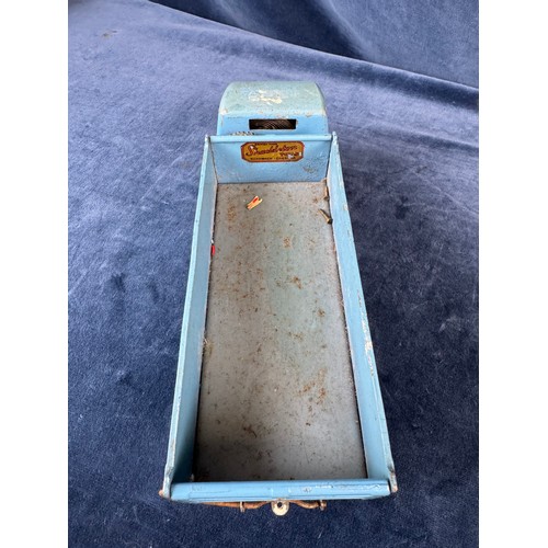 A vintage tin plate clockwork model of a Foden lorry, made by ...