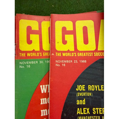 26 Editions of 'Goal' magazines being No 1-26 dated 10 August 1968-1st ...