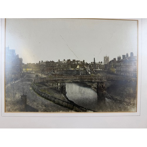 A collection of Wisbech items of interest comprising; a framed ...