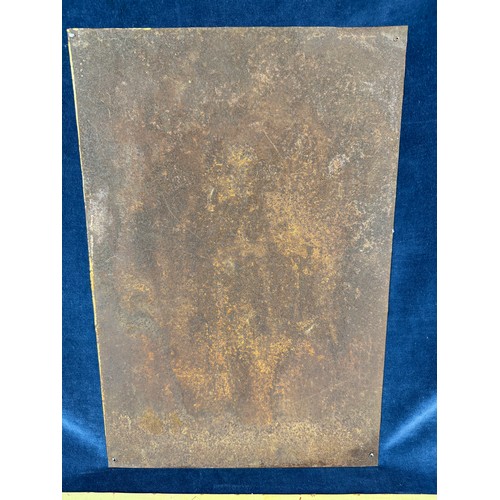 Two metal advertising signs for 'Brymay Redheads safety matches' and ...