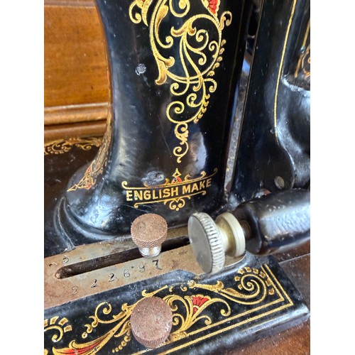 A vintage Bradbury & Company Limited, Wellington Works, Oldham, sewing ...