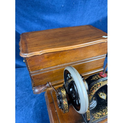 A vintage Bradbury & Company Limited, Wellington Works, Oldham, sewing ...