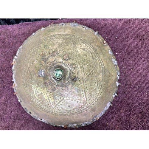 Three small (5” diameter) eastern / islamic style shields