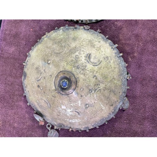 Three small (5” diameter) eastern / islamic style shields