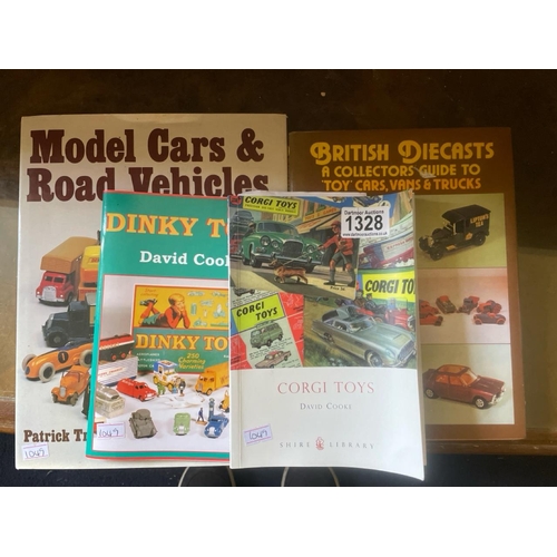 Books about diecast model cars, Dinky, Corgi etc