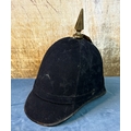 Victorian blue cloth home service helmet