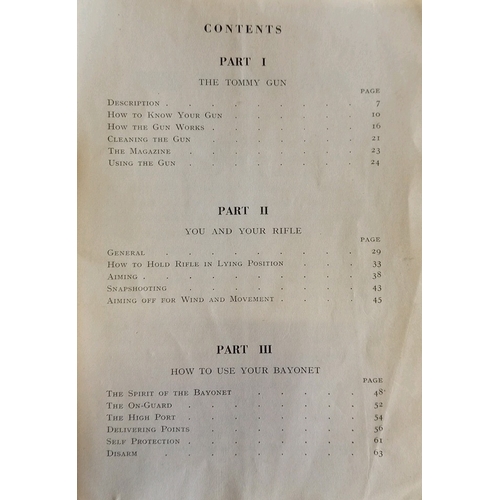 WW2 Know your weapon No1, Tommy Gun, Rifle and bayonet. 1941. Home ...