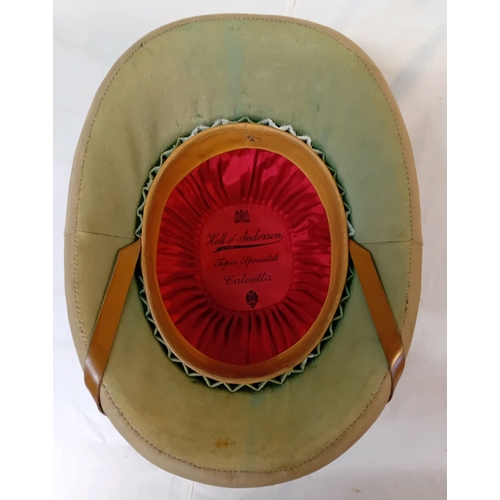 WW2 British Tropical helmet, AKA solar topie or Bombay bowler, made in ...