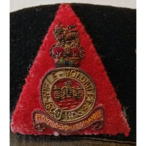 Beret by Gieves of London, Royal Devon Yeomanry, 1st Rifle Volunteers ...