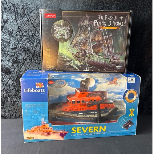 ‘Severn’ radio controlled lifeboat model boxed, with controller.