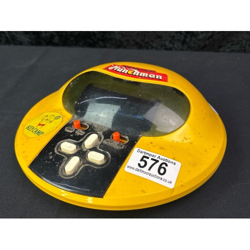 Vintage Grandstand Munchman, tabletop electronic game