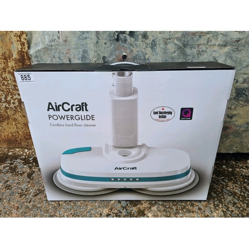 Boxed AirCraft Powerglide. cordless hard floor cleaner