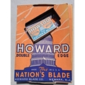WW2 US 1944, razor blade box with one packet left.