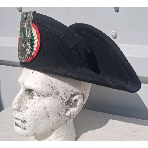 Italian carabinieri police hat.