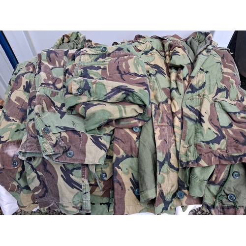 4 1968 pattern DPM jackets and 2 pairs of trousers, Falklands war type ...