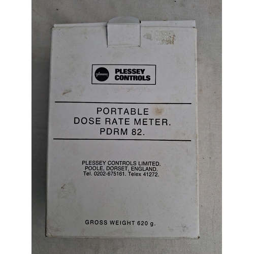 Radiation, portable dose rate meter PDRM 82,
