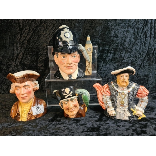 An impressive Royal Doulton ‘The London Bobby’ Toby jug, a Royal ...