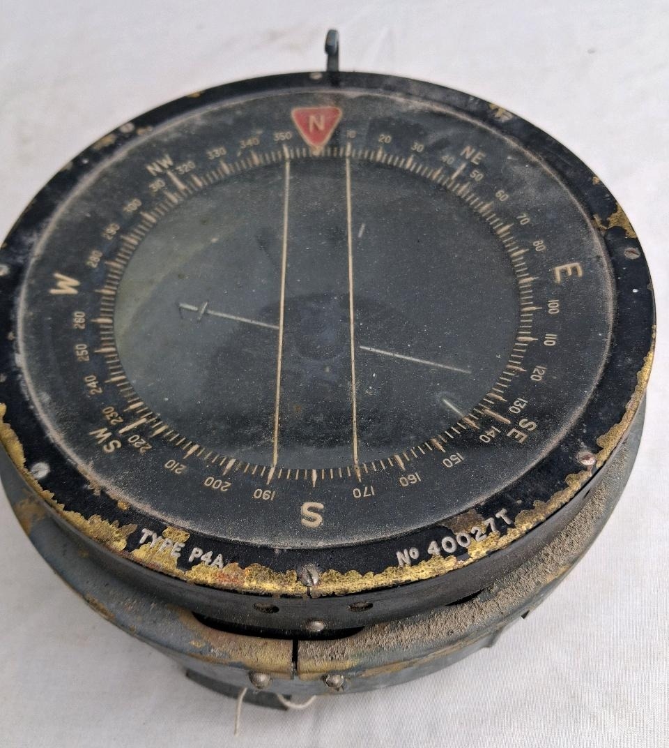 WW2 RAF P4A Aircraft compass