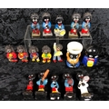 Collection of vintage and modern miniature golly figurines (approx H7cm ...
