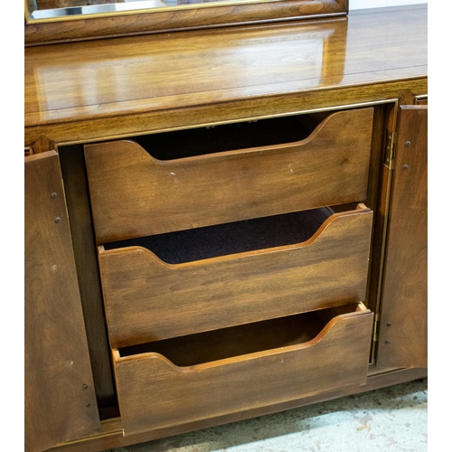 SIDEBOARD, 78cm H x 198cm W x 4 9cm D, en suite with previous lot ...