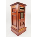 TABLE TOP POST BOX, vintage style wooden, 50cm H x 23cm W x 23cm D.