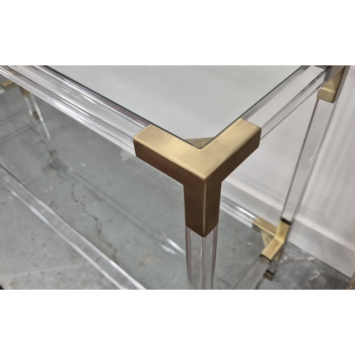 JOHNATHAN ALDER JACQUES CONSOLE TABLE, 127cm x 37cm x 71cm approx.