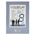 COLDPLAY, TWISTED LOGIC TOUR POSTER, SIGNED. A signed poster from ...