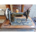 Antique Frister & Rossman manual sewing machine.