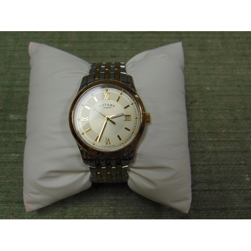 Cased Rotary wristwatch.