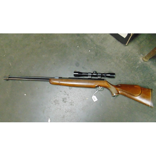 Weihrauch HK.77 air rifle with scope, Please note: Purchasers must be ...