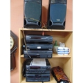 Aiwa stacking stereo system.